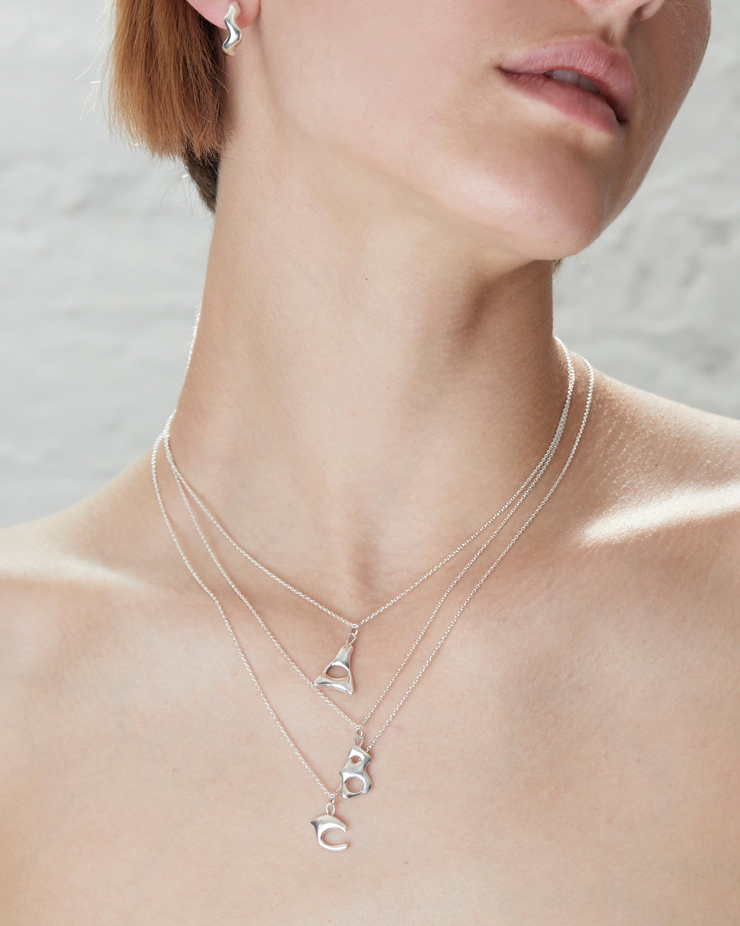 Alphabet Necklace | Silver | BAR Jewellery