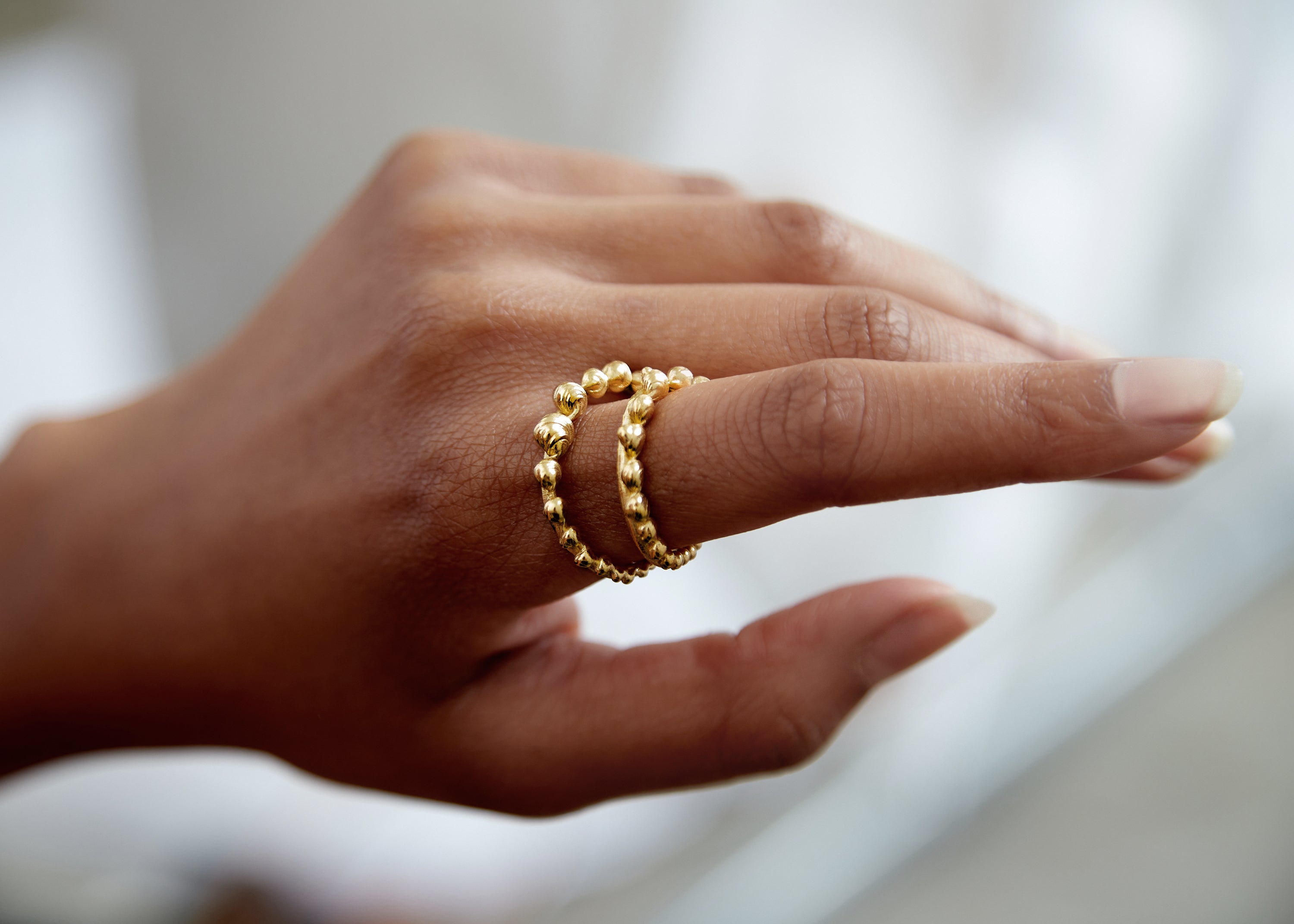 Palette Ring | Gold Plated | BAR Jewellery