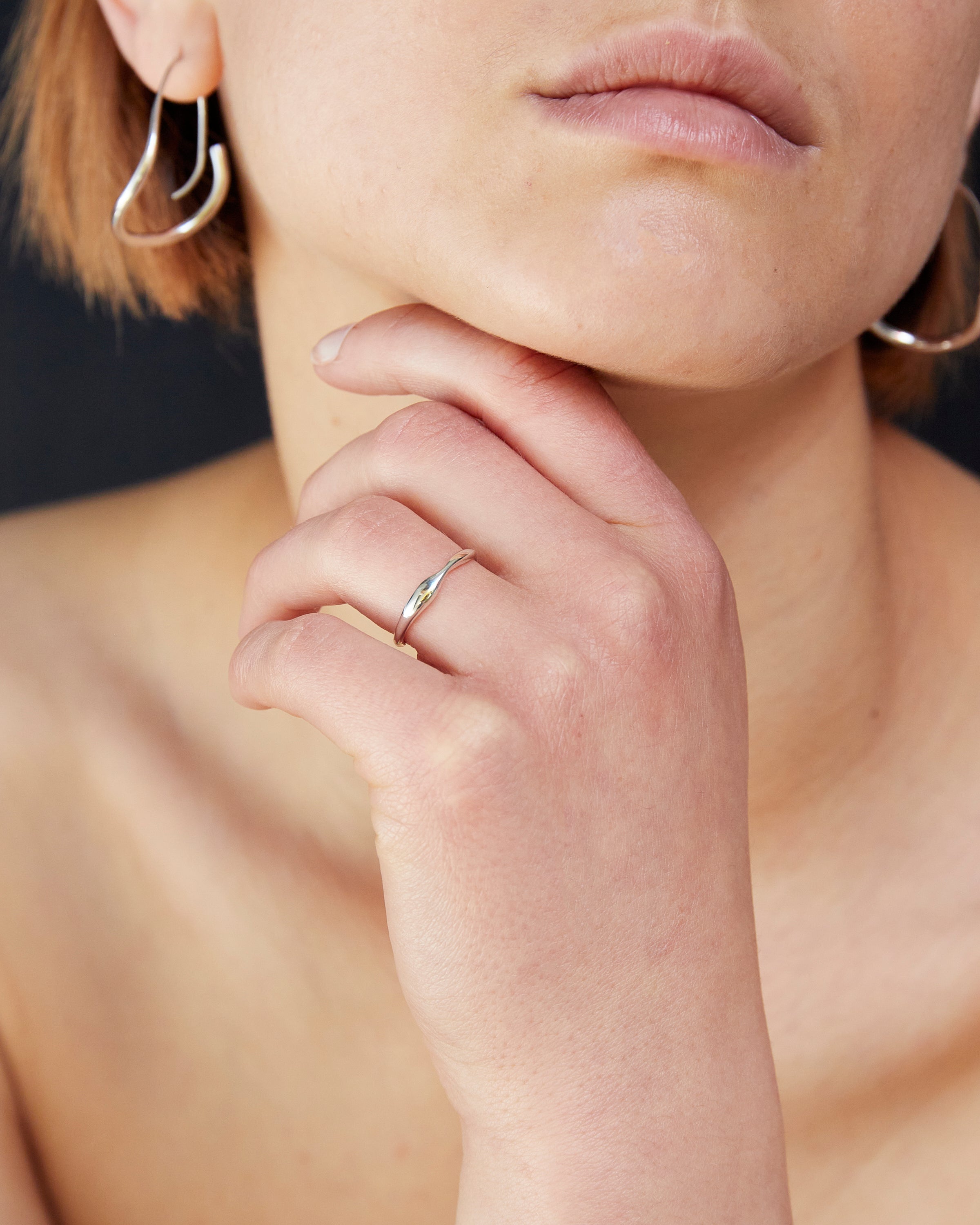 Ripple Ring | Silver | BAR Jewellery